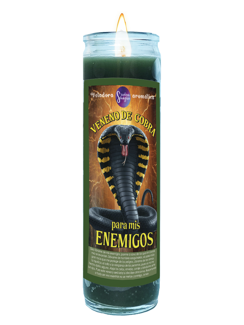 Veladora - Veneno de cobra – Sendero Mágico