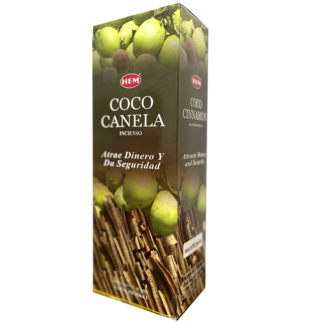 Caja incienso Coco y Canela – Sendero Mágico